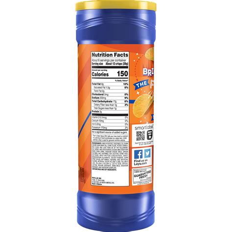 Lays Stax Potato Crisps Cheddar Flavored Shop Now At