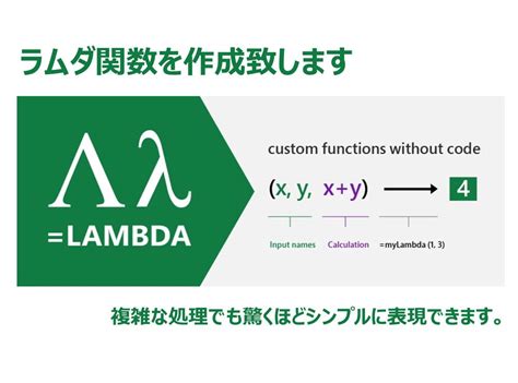 Excelで任意のlambda関数をつくります。vbaを使わずに複雑な計算ができます ランサーズ