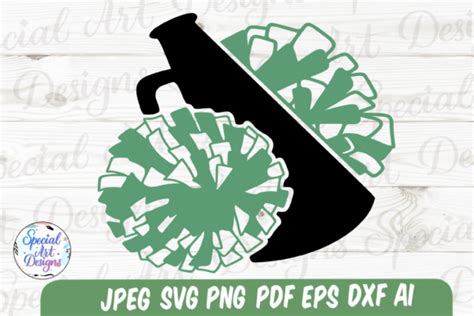 Cheer Svg Cheerleader Svg Graphic By Specialartdigitaldesigns
