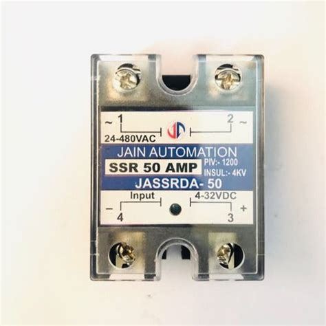Solid State Relay Dc To Ac Rated Voltage 10 19 Ampere A At Best Price In Valsad Jain Automation