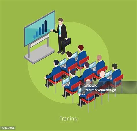 비즈니스 Traning 컨셉입니다 디자인식 3d 제품의 등각투영 벡터 일러스트레이션 계획에 대한 스톡 벡터 아트 및 기타 이미지