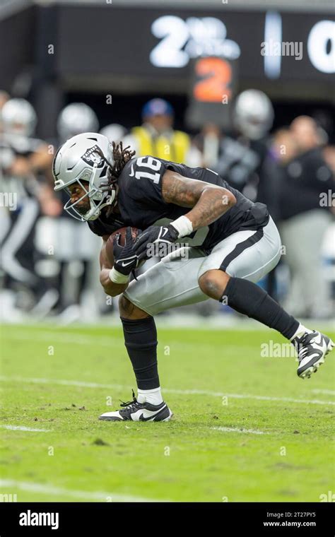 Las Vegas Raiders Wide Receiver Jakobi Meyers 16 Catches A Pass