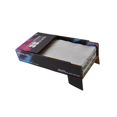 Procare Extra Long Pre Cut Embossed Foil Sheets 130mm X 300mm Salon