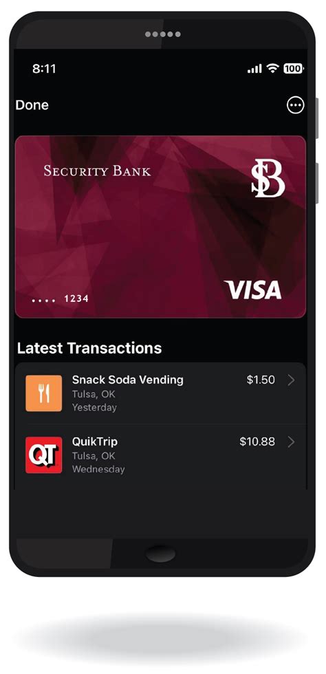 Mobile Wallet Security Bank Tulsa Broken Arrow Ok