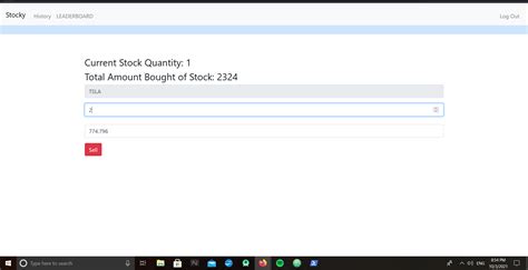 Stock Market Simulator Devpost