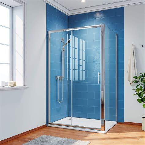 Elegant 800 X 800mm Shower Enclosure Corner Entry Square Shower Cubicle