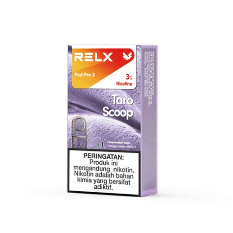 Jual RELX Pod Taro Scoop Isi Pod Jakarta Utara RELX GD OFFICIAL KELAPA GADING Tokopedia