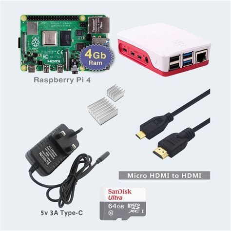 كيت راسبيري Pi 4 4 جيجا رام