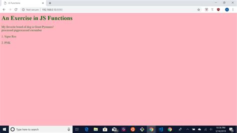 github sarahjulesthorne js functions basic js functions project