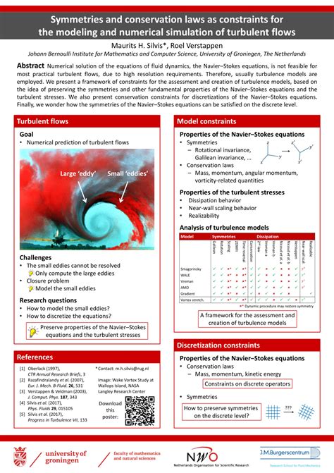 Pdf Symmetries And Conservation Laws As Constraints For The Modeling And Numerical Simulation