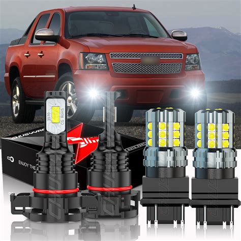 Radius Led Lightbar On Chevy Avalanche Rigid 46573 Bumper Mount Led