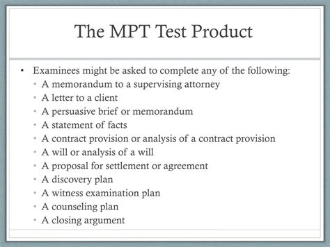 Ppt The Multistate Performance Test Mpt Powerpoint Presentation Free Download Id 1602134