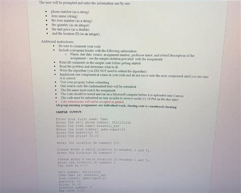 Solved You Will Write A Program That Will Calculate The Tax Chegg