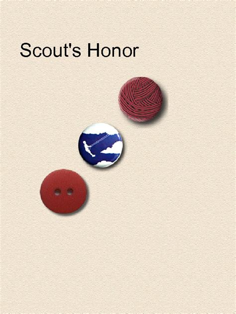 Scouts Honor Book 126119