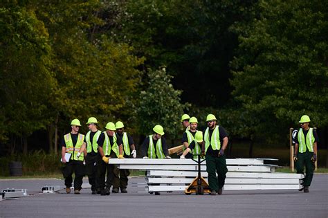 Nyc Locals Gripe As Mayor Eric Adams Migrant Tent City Gets Built