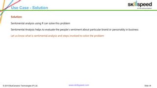 Sentiment Analysis Via R Programming PPTX