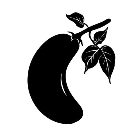 Vector Silhouette Of A Lima Bean Premium Ai Generated Vector