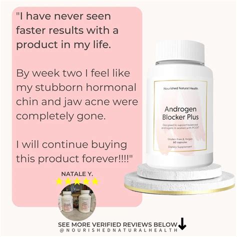 Androgen Blocker Plus 1 Best Seller Natural Supplement Nourished