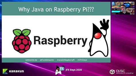 having fun with java and javafx on the raspberry pi frank delporte jfx days 2020 youtube