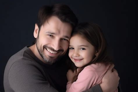 Premium Ai Image Father Hugging His Daughter In Father Day Made With