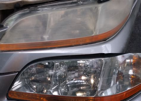 Cleaned Up The Headlights On My 02 Accord Since The First Time In