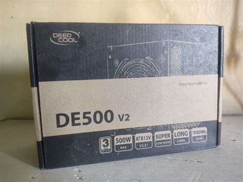 Deepcool DE500v2 500w tru rated, Computers & Tech, Parts & Accessories ...