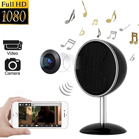 Hidden Camera Bluetooth Speakers Spy Camera 1080p Wifi Hd Night