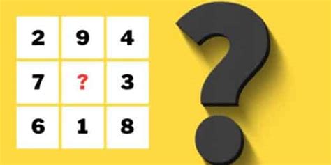 Can You Solve This Brain Teaser Find The Missing Number In 20 Seconds