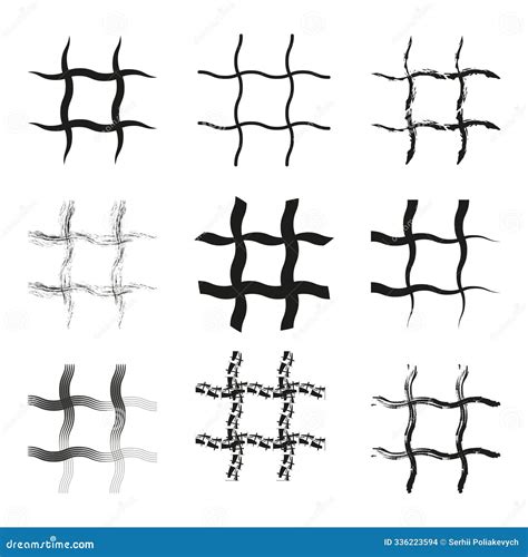 Wavy Grid Designs Black Abstract Patterns Vector Decorative Elements Creative Geometric Wavy Grid Designs Black Abstract Patterns Vector Decorative Elements Creative Geometric