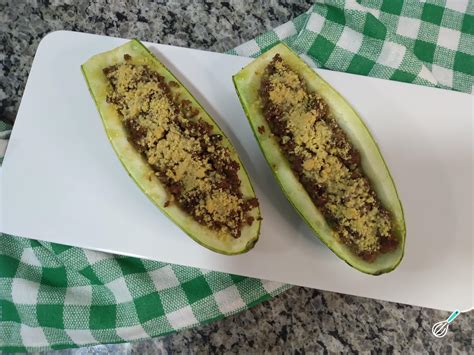 Abobrinha Recheada Com Carne Moída Receita FÁcil