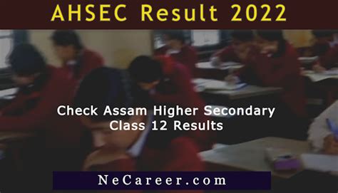 Ahsec Result 2022 Assam Hs Class 12 Results Check Online [declared
