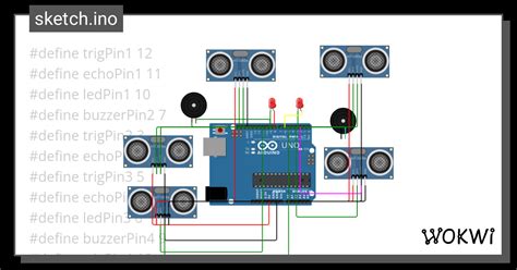 Parkir 2 Wokwi Esp32 Stm32 Arduino Simulator
