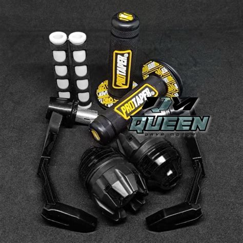 Jual PAKET IN Handgrip PRO TAPER Proguard Robot Jalu As Roda Karet Handle Rem Universal