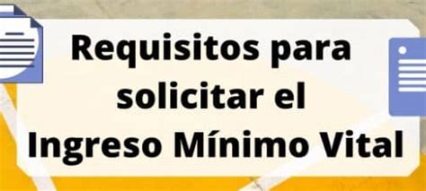 Nuevo ingreso mínimo vital Solicitar ahora