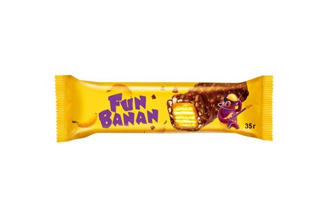 Батончик «Fun Banan», 35 г - купить по цене производителя с бесплатной ...