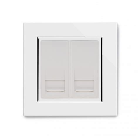 Crystal Ct Bt Master Bt Slave Telephone Socket White Retrotouch