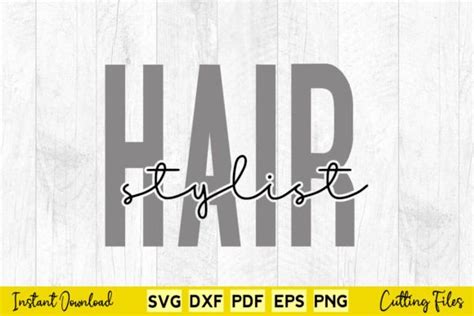 Hair Stylist Svg Png Cutting Files Graphic By Buytshirtsdesign