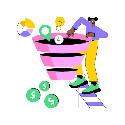 Premium Vector Sales Pipeline Management Abstract Concept Vector