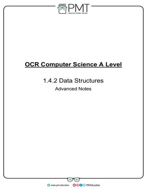 OCR A Level Computer Science Data Structures Notes
