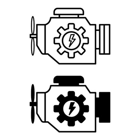 Premium Vector Engine Icons