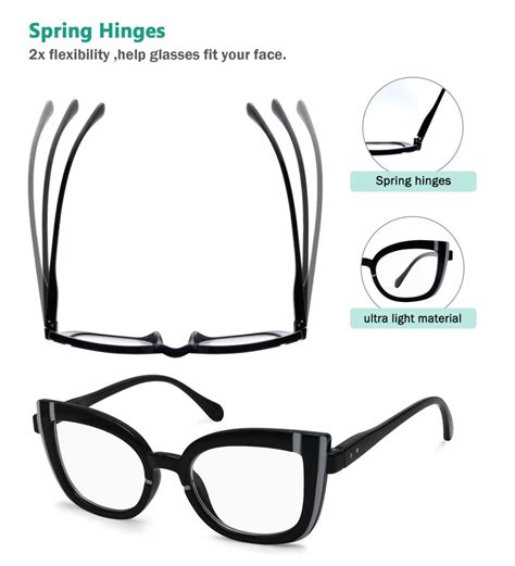 Reading Glasses Cat Eye Cute Readers 5 Pack For Women