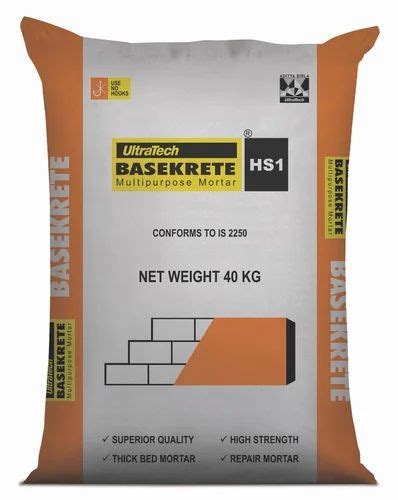 Ultratech Hs1 Basekrete Multipurpose Mortar For Construction At ₹ 395
