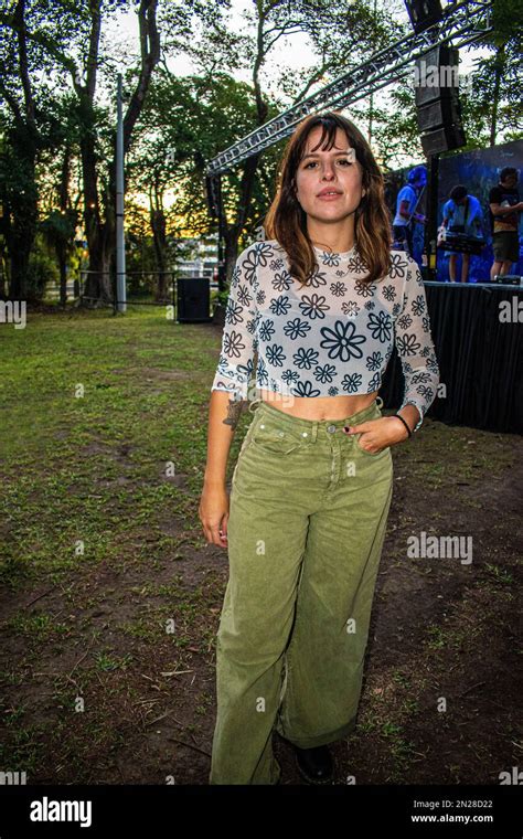 American Argentine Singer Rosario Ortega After A Show In Buenos Aires Argentina Stock Photo Alamy