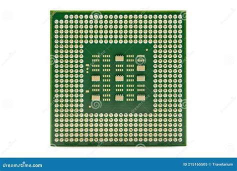 CPU Central Processor Unit Isolated Stock Image Image Of Fast Electronic 215165505