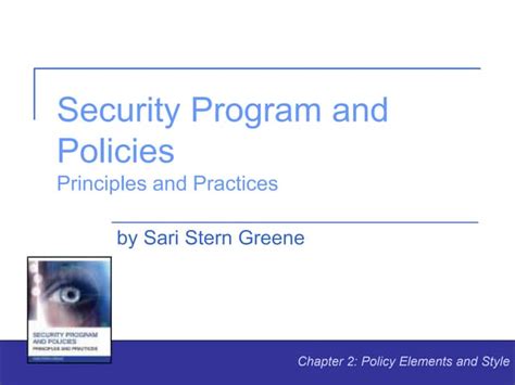 Chapter 2 Policy Elements And Style Ppt