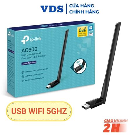 Usb wifi TP LINK 600Mbps tốc độ cao Usb thu bắt sóng WiFi 5Ghz cho Laptop PC máy bàn TPLink