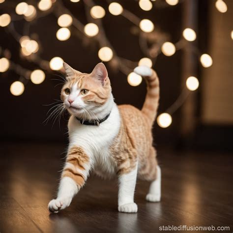 Cat Dancing Stable Diffusion Online