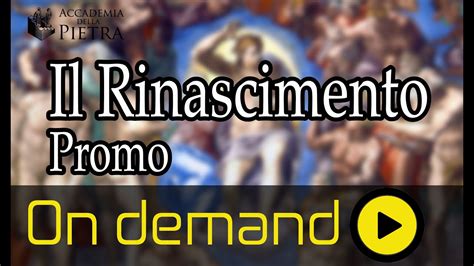 Il Rinascimento Promo Youtube