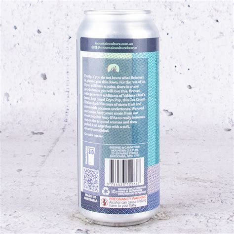 Mountain Culture Betamax Oat Cream Ipa