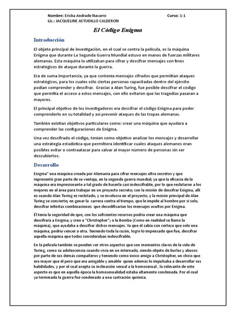 El Código Enigma Pdf